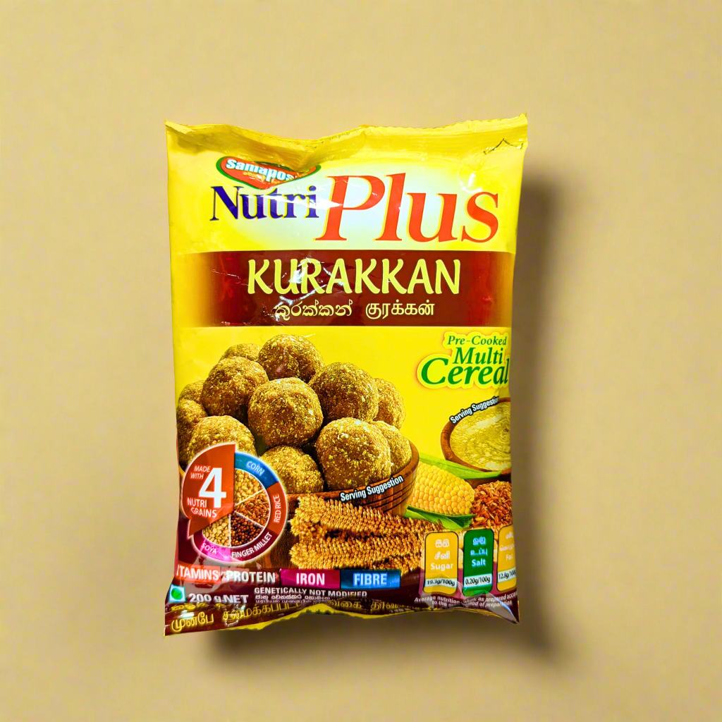 Samaposha Nutri Plus Kurakkan Pre-Cooked Multi Cereal Mix - 200g – Koodai