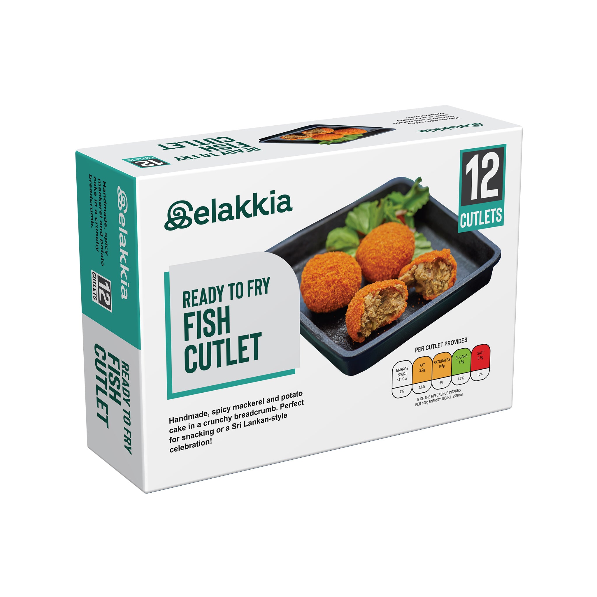 Elakkia Frozen - Fish Cutlets (Uncooked) 15 Pieces – Koodai