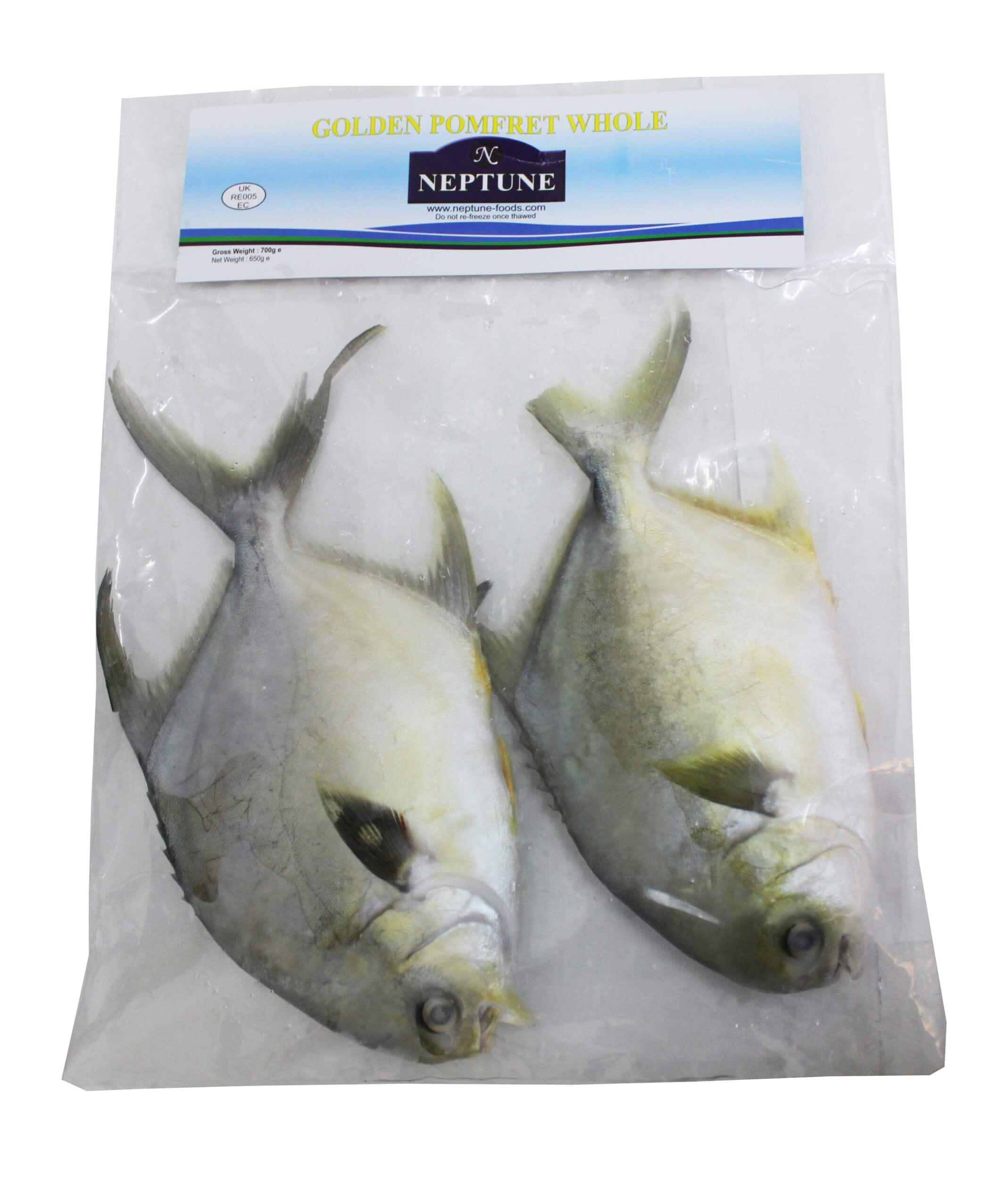 Neptune - Golden Pomfret Whole - 700g – Koodai