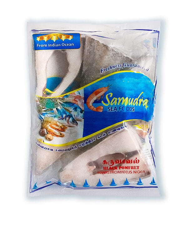 Samudra Black Promfret 600g – Koodai
